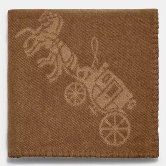 Coach | Bedding | Coach Horse And Carriage Blanket | Poshmark